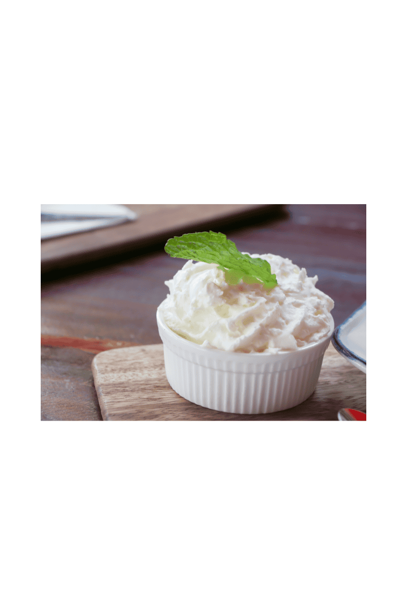 Simple Whipped Cream - Chow Time Fellers